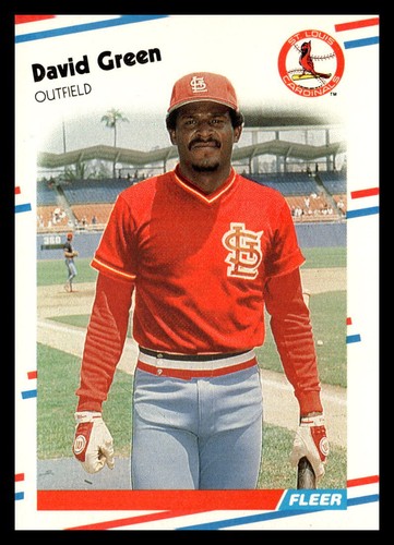 1988 Fleer #34 David Green St. Louis Cardinals Baseball Card | eBay