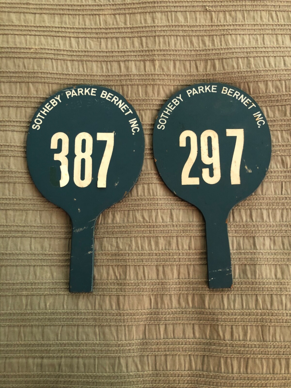 Custom Auction Paddles