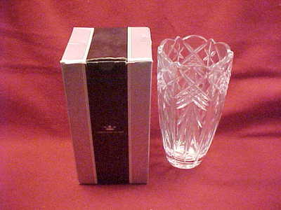 SCULPTURED GLASS VASE CHRISTOPHER STUART STARSTRUCK 8" Inches NEW VT ...