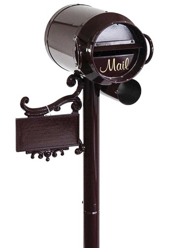 Small Milk Can Aluminium Letterbox - Australian Made Mailbox Letter Box ...