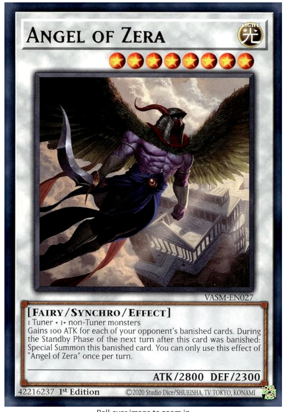 Angel of Zera VASM-EN027 Valiant Smashers 1st Edition for sale online ...