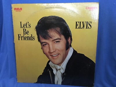 ELVIS PRESLEY "Let's Be Friends" Vinyl LP Album CAS-2408 Music Record ...
