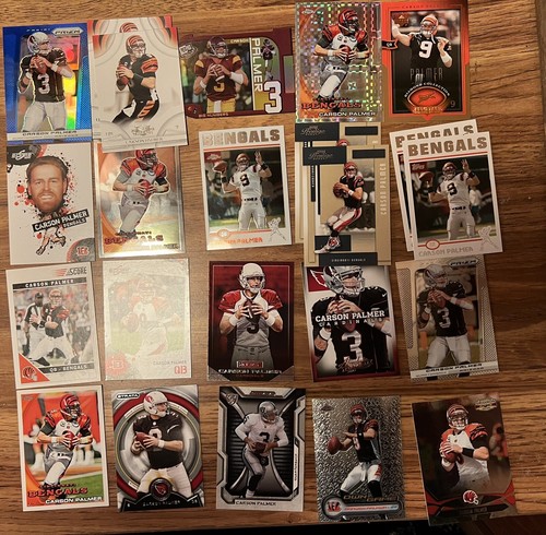 carson palmer 40 Card lot. Rc And Refractors/parallels Bengals | eBay
