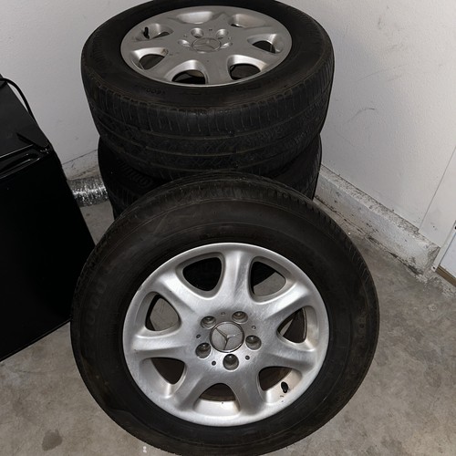 2000-02 Mercedes Benz W220 S500 600 430 Ronal 7 1/2J x16H2 Rims/Tires ...