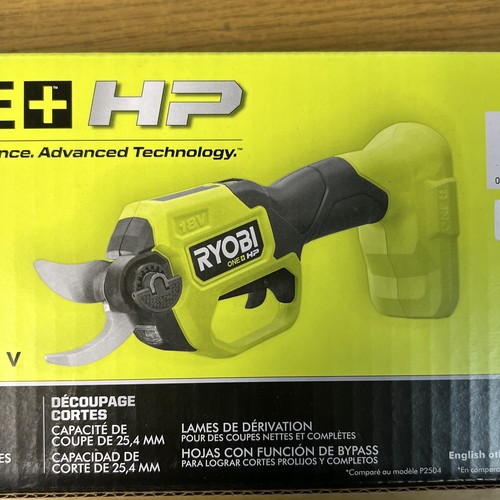 RYOBI Hedge Trimmers 18V Brushless Cordless Pruner Soft Grip Handle ...