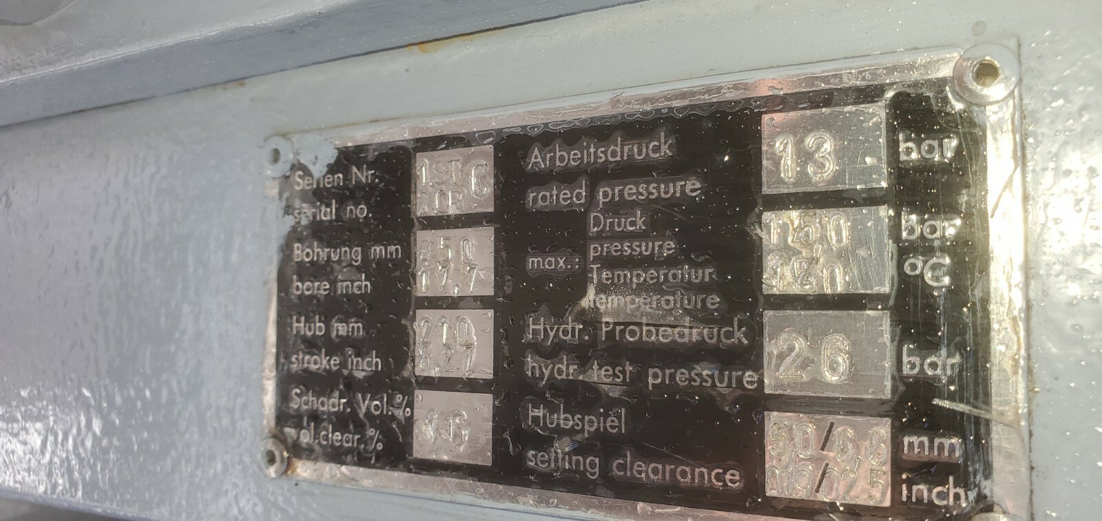 Neuman & Esser 190, 1TZS190 Hydrogen Gas Compressor 900 HP 7742 SCFM ...