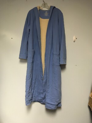 L L Bean LL Bean Hooded House Robe Blue Size Xs Heavy | eBay