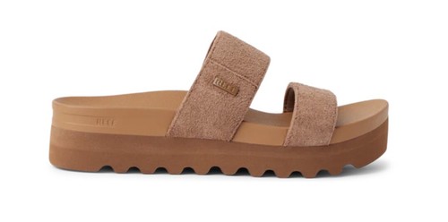 Reef Cushion Vista Hi Comfort Platform Sandals WALNUT SUEDE - WomenSize ...