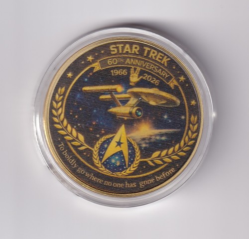 1966- 2026 STAR TREK 60th ANNIVERSARY TOKEN? #PL2022 | eBay Australia