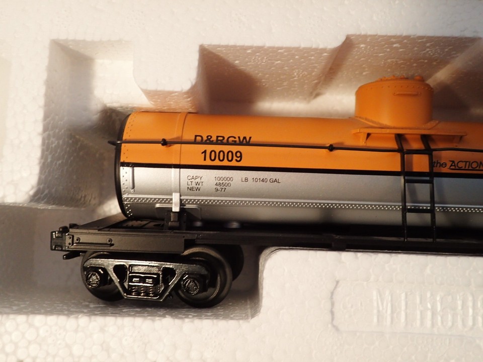 Rail King by MTH Electric Trains Denver & Rio Grande O-Gauge Tank Car ...