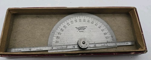 Vintage LS Starrett No. 493 Protractor | eBay