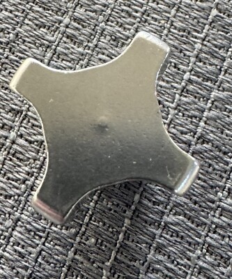 1" Gibraltar Aluminum Extruded Clamping Hand 4 Tip Star Knob M6 Tapped ...