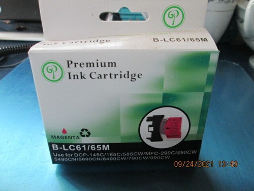 B-LC61/65M PREMIUM INK CARTRIDGE MAGENTA USE WITH BROTHER PRINTERS SEE ...