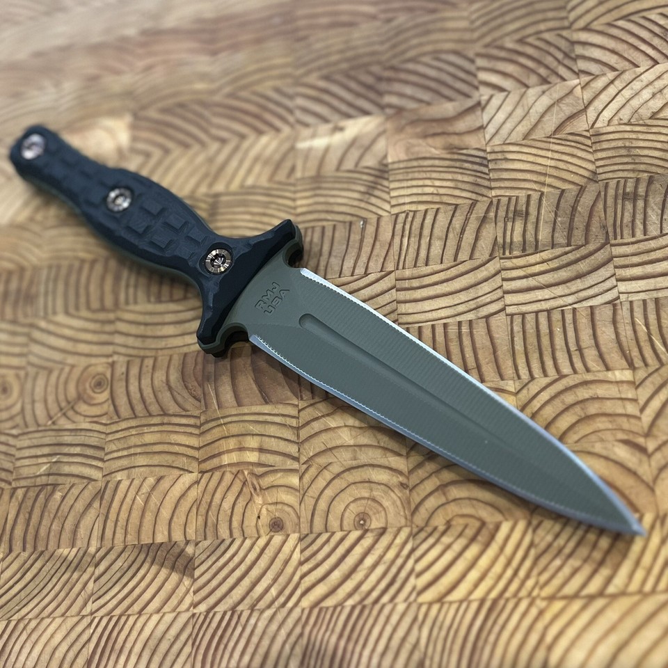 RMJ Tactical x Monkey Edge Raider Dagger CPM 3V Sniper Green Black MEFP ...