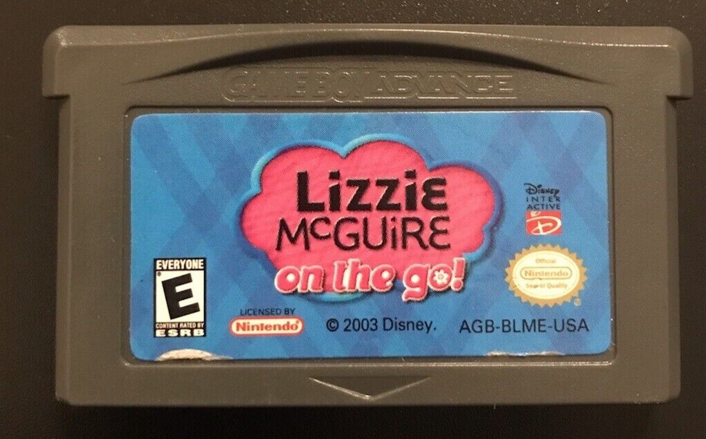 Nintendo Gameboy Advance Lizzie McGuire On The Go 2003 Disney. Game ...