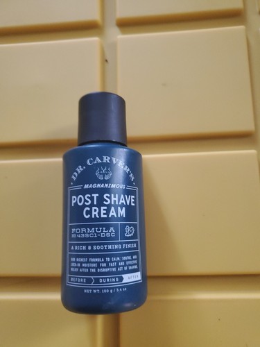 Dr. Carver's Magnanimous Post Shave Cream Rich Soothing 43SC1-DSC 100g ...