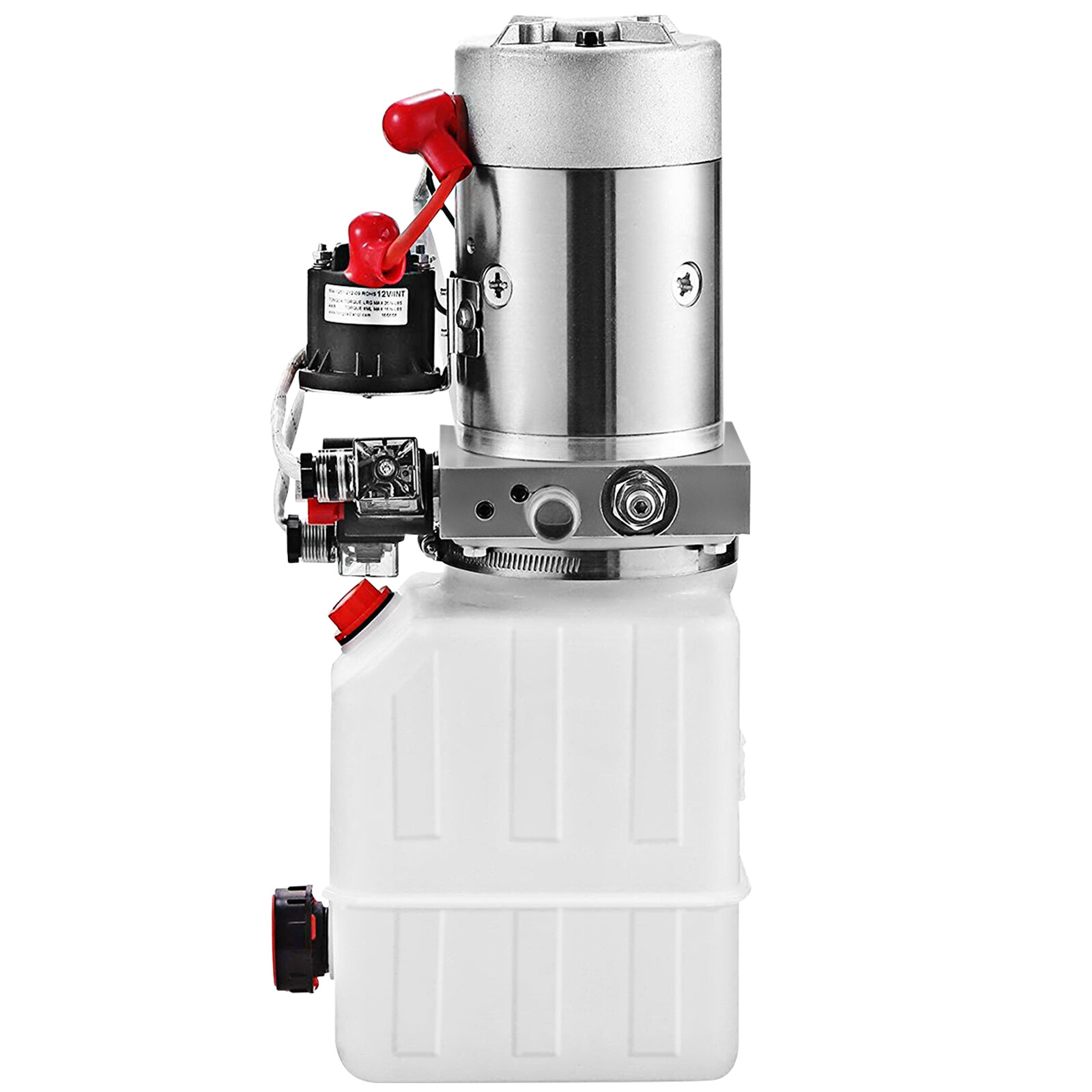 4 Quart Double Acting Hydraulic Pump DC 12V Dump Trailer Lift Power ...