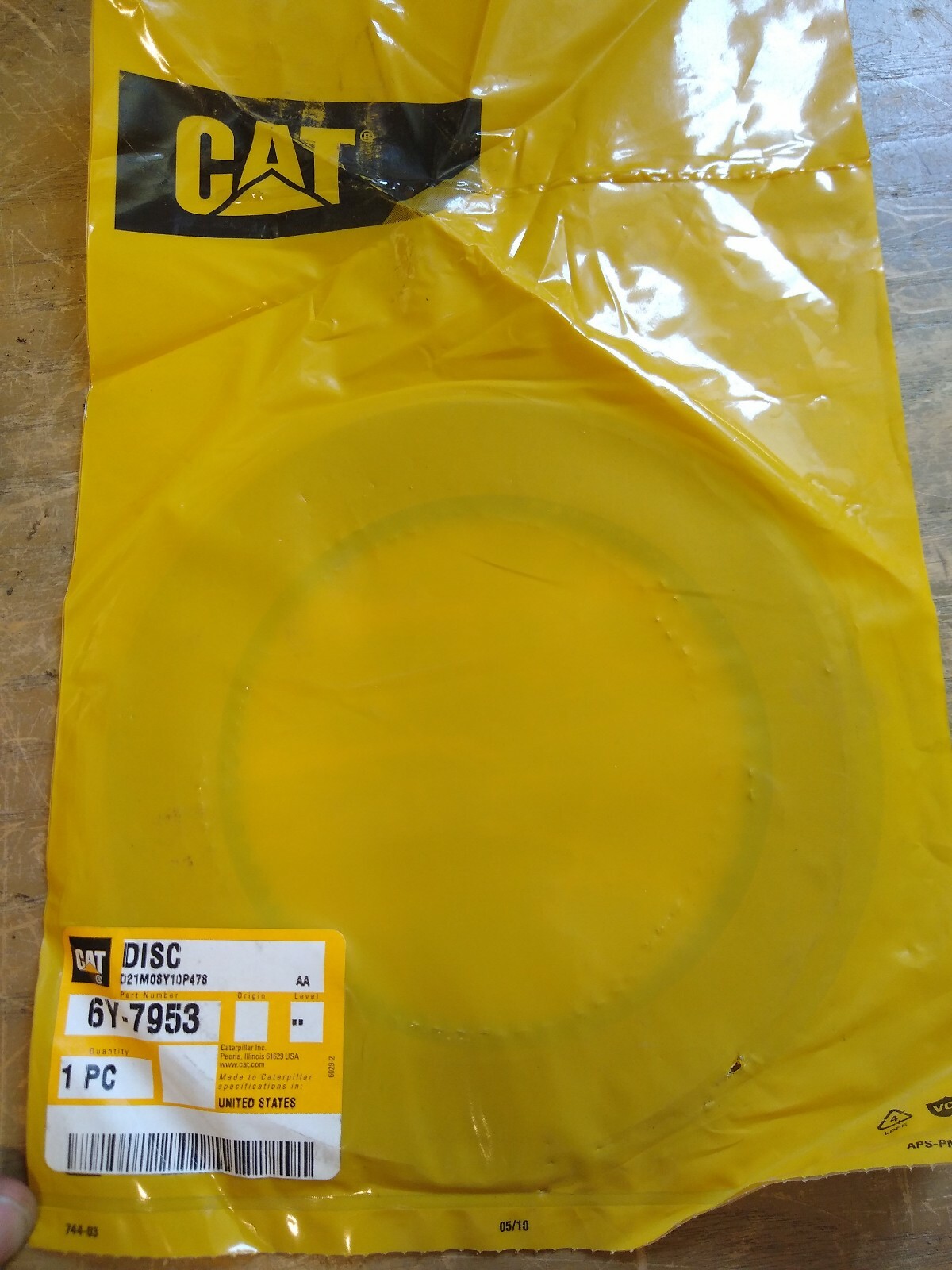 6Y-7593 Disc-Friction CAT Caterpillar Motor Grader 20JS1003-F3 | eBay