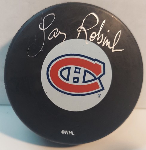 Larry Robinson Montreal Canadiens Autograph Signed Logo Puck | eBay