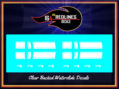 1/64 '67 Camaro "White Racing Stripes" Decal SCR-0502 | eBay