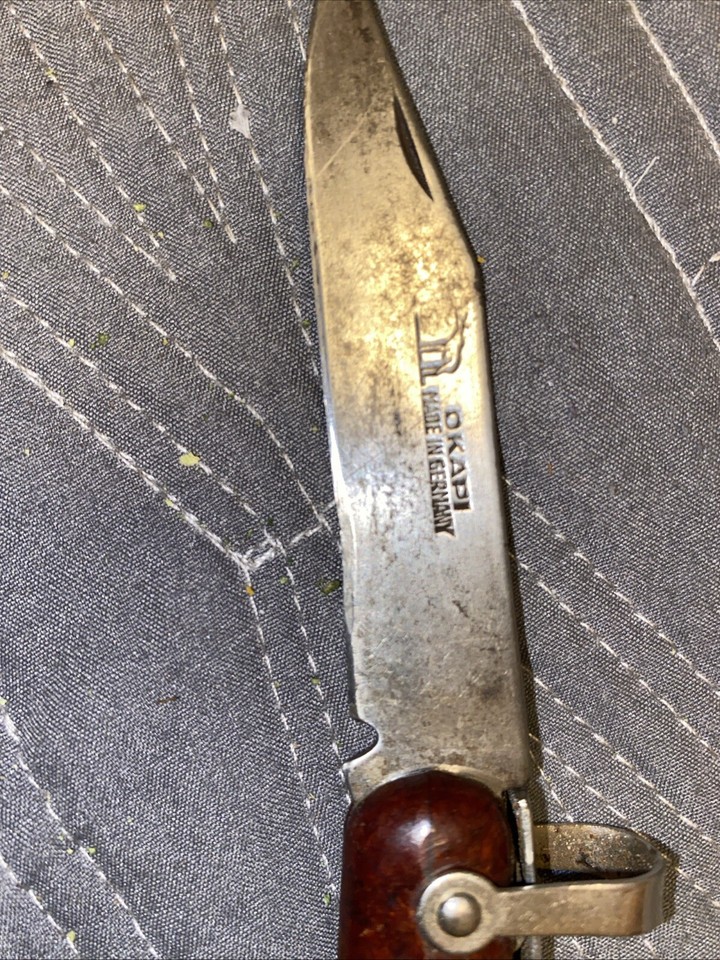 Vintage Okapi Folding Knife Made in Germany Single Blade | eBay