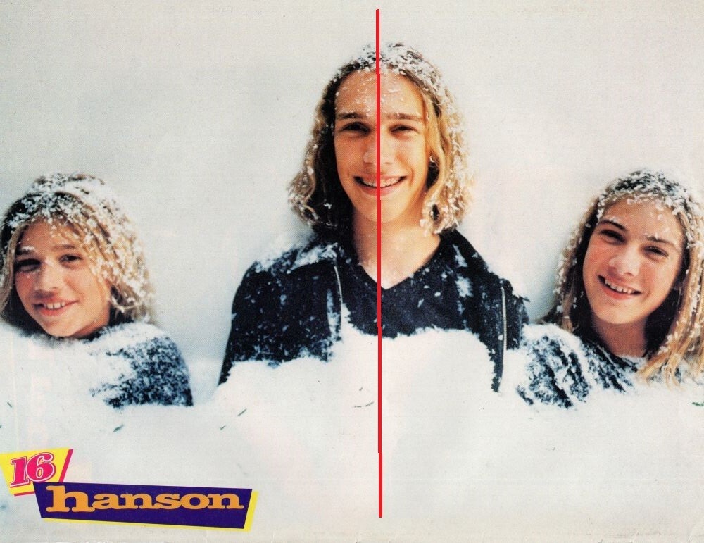 Hanson snow pinup 16 magazine Spice Girls Melanie Brown Mel B Scary ...