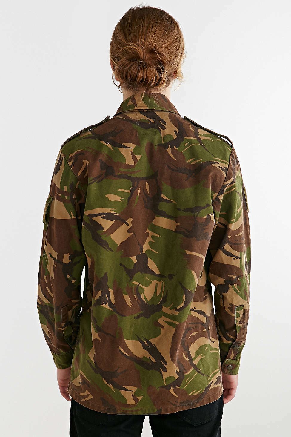 Dutch Army Jacket military coat camouflage camo DPM 1990s woodland zip ...