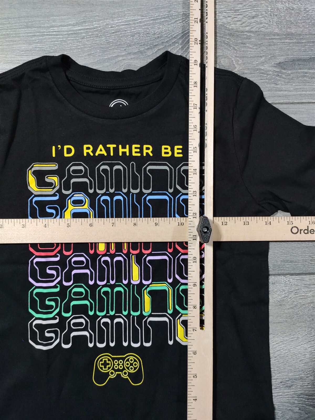 Gaming Shirt Boys Small 6-7 Rather Be Shirt Fun Kids Video Game T-Shirt ...