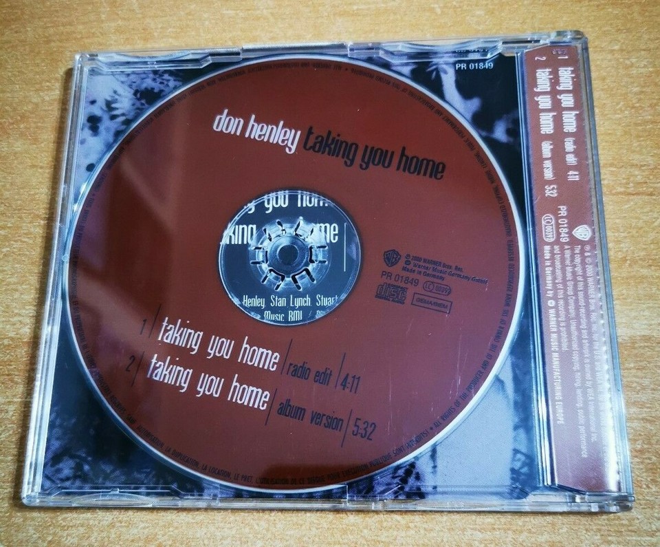 DON HENLEY Taking you home EAGLES VERY RARE GERMANY PROMO CD SINGLE ...