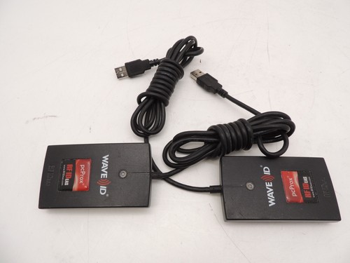 Lot of 2 RF IDeas pcProx Wave ID USB Access RFID Card Reader RDR ...