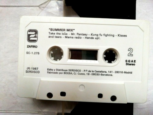 Summer Mix Ruban Cassette Tape Misica Saphir 1987 | eBay