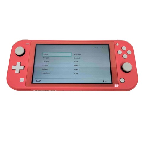 Nintendo Switch Lite HDH-001 32GB Coral Pink Handheld Console 2894 | eBay