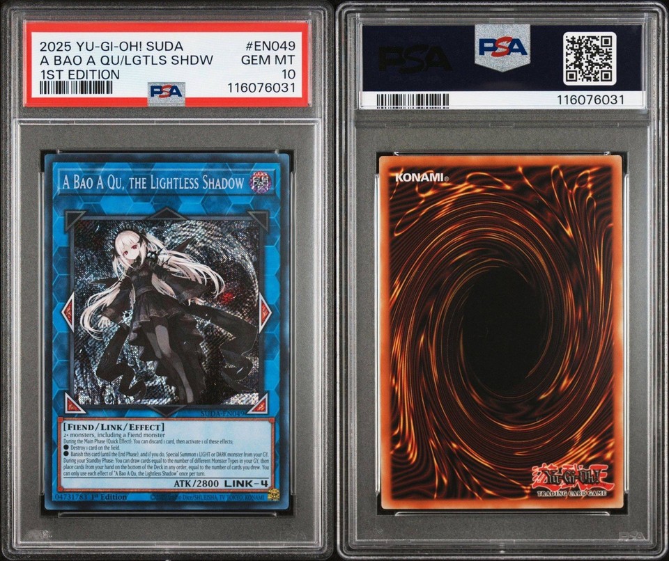 2025 YU-GI-OH! SUDA-SUPREME DARKNESS A BAO A QU, THE LIGHTLESS SHADOW ...