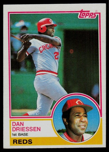 Dan Driessen 1983 Topps #165 Cincinnati Reds | eBay