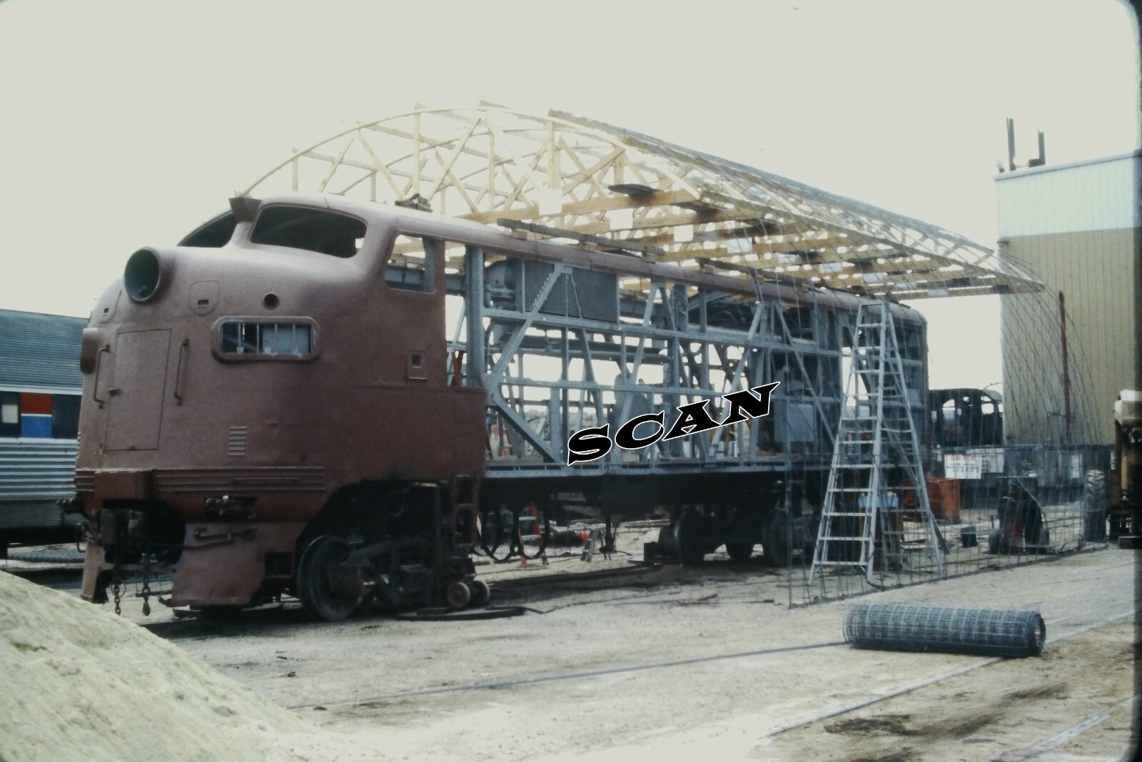 Original Slide 1980 FL9 489 Construction of HEP Tunnel at MK | eBay