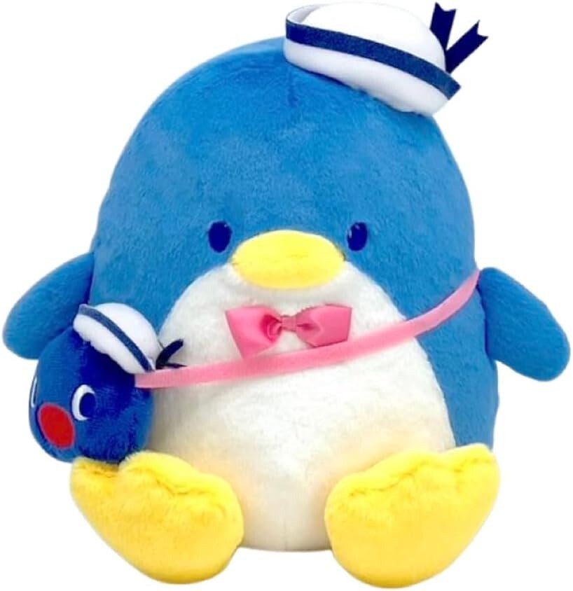 Sanrio Character Tuxedo Sam x Pingu S Size Plush Doll Tuxedo Sam Height ...