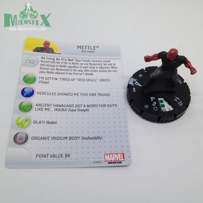 Heroclix - Mettle 007 - Avengers Assemble - Common W/ Card | eBay