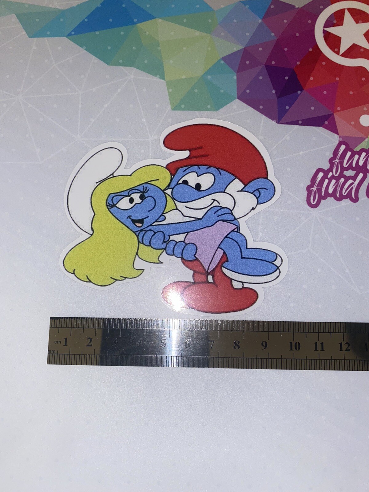 Vinyl Printed Car Vehicle Sticker Graphic Funny,Custom, Smurf Smurfette ...