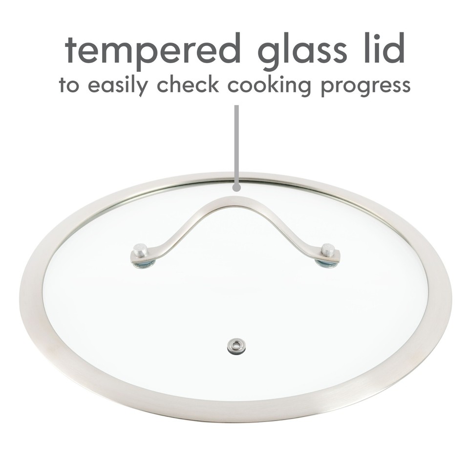 Kenmore Aiden 10-Piece Stainless Steel Pots and Pans Cookware Set | eBay