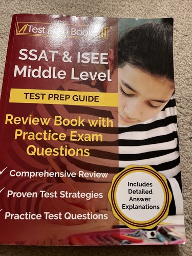 SSAT and ISEE Middle Level Test Prep Guide : Review Book with Practice ...