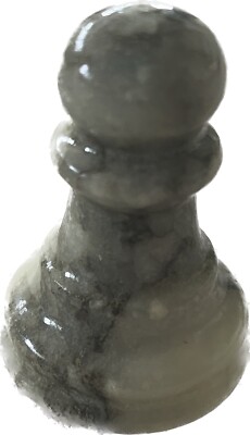 Chiellini Rare White-grey Marble Pawn Chess Piece | eBay