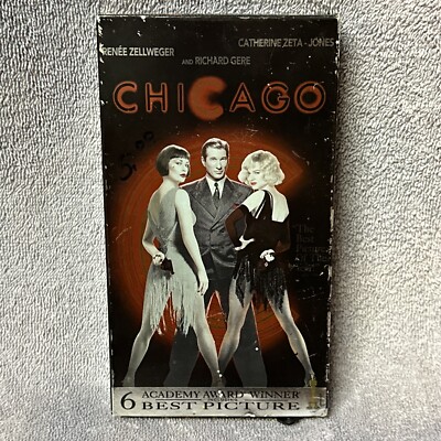 Chicago (VHS) Renee Zellweger, Catherine Zeta-Jones, Richard Gere ...