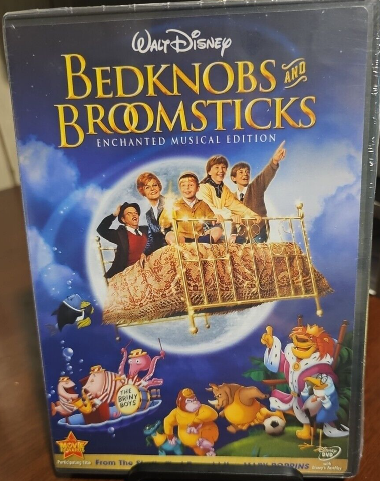 Disney Bedknobs and Broomsticks (DVD, 2009) Super Rare W/ Valentine ...
