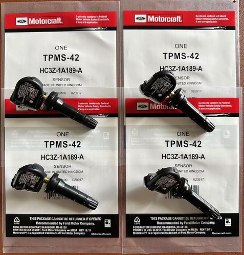 Set of 4 OEM TPMS-42 HC3Z-1A189-A Tire Pressure Monitor Sensor for Ford ...