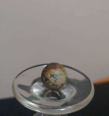 Rare Antique Clay Marble Peewee .52" German Handmade | eBay