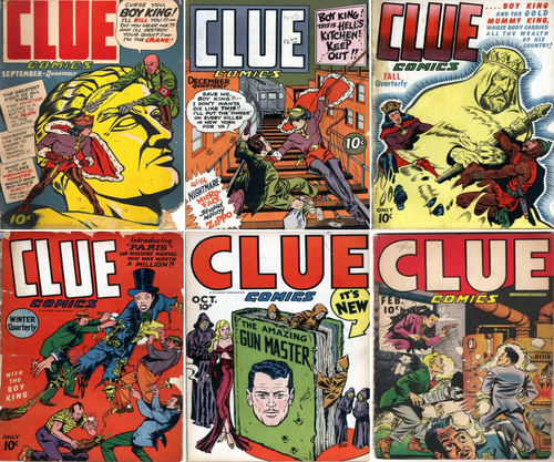 1943 - 1947 Clue Comic Book Package - 6 eBooks on CD | eBay