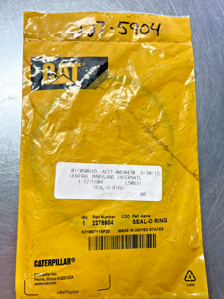 227-5904 Genuine OEM CAT O-RING SEAL Caterpillar 2275904 | eBay