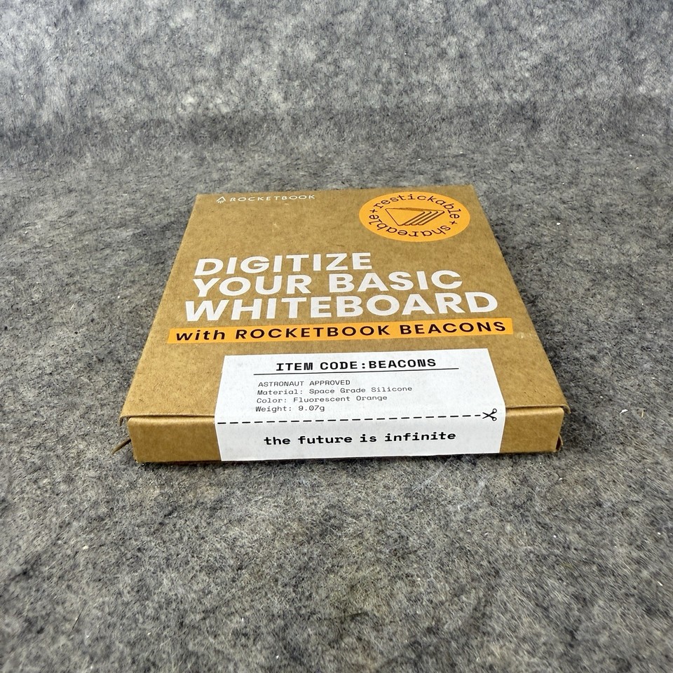 Rocketbook Digitize Your Basic Whiteboard Item Code: Beacons Orange Set ...