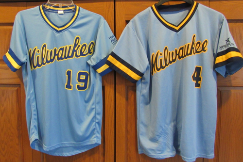 ROBIN YOUNT MOLITOR Milwaukee Brewers MLB Baseball 2 Jersey LOT SGA ...