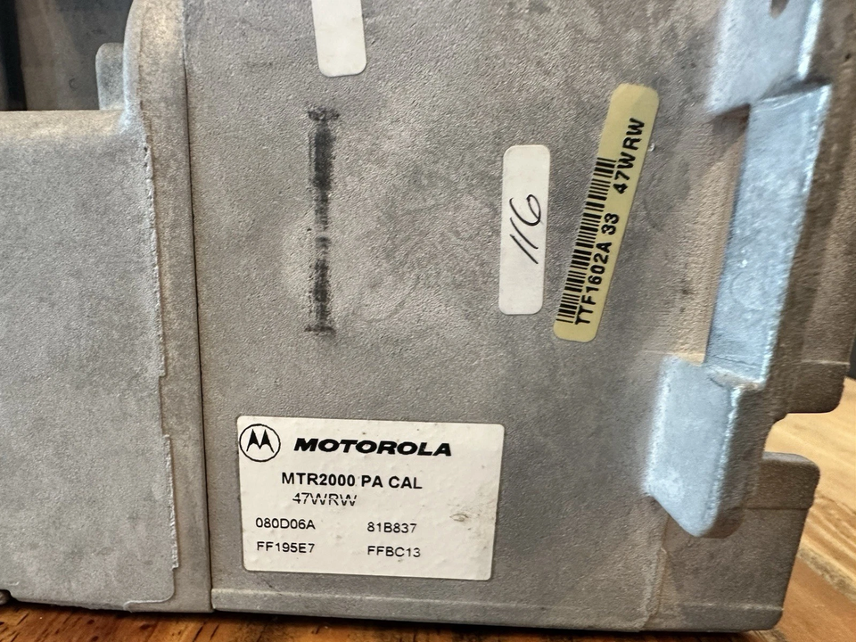 Motorola MTR2000 900MHz (935-940) Smartnet Trunked 75Watts Model ...